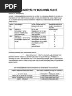 01 KMC Rules | PDF | Parking