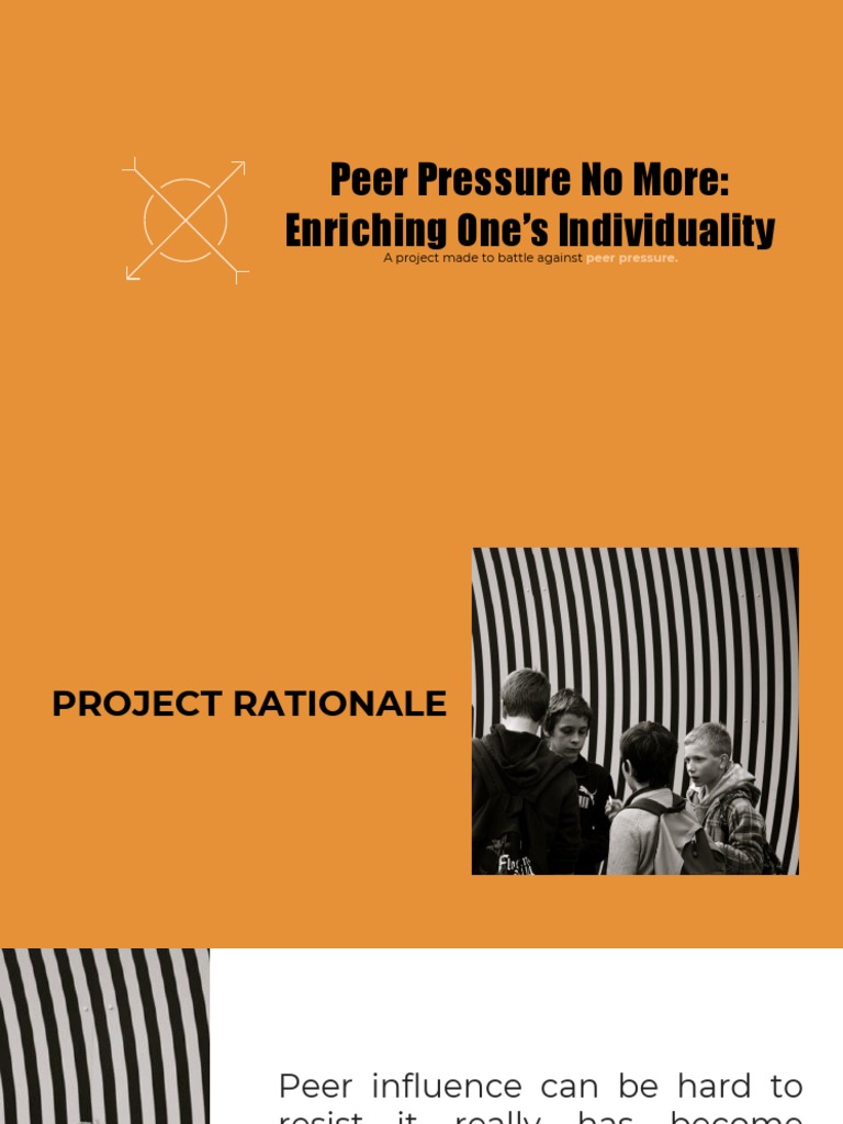 Project Proposal On Peer Pressure | PDF | Adolescence | Behavioural ...