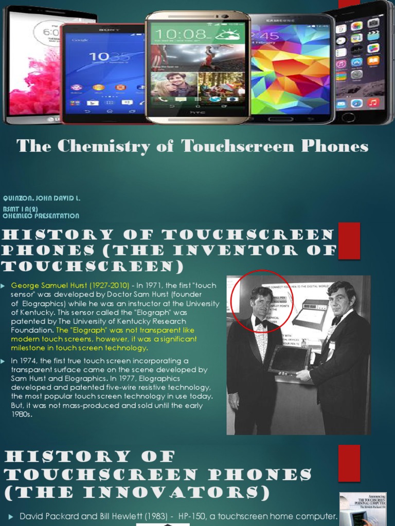 The Chemistry of Touchscreen Phones | PDF | Touchscreen | Atoms