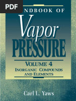 Yaws Chemical Properties Handbook PDF | PDF