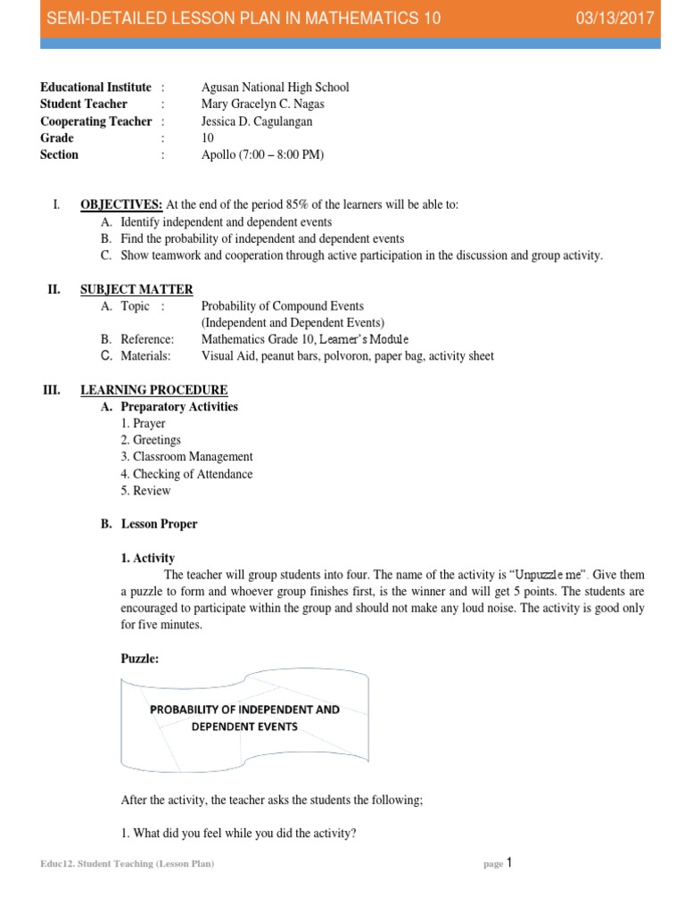 L5 Prob. of Comp. Events (Dependent and Independent Events) Grand Demo ...