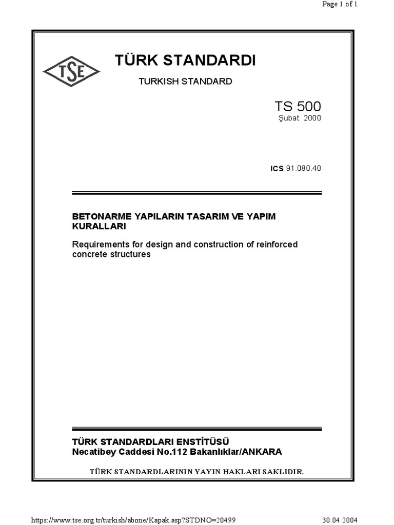 TS500 | PDF