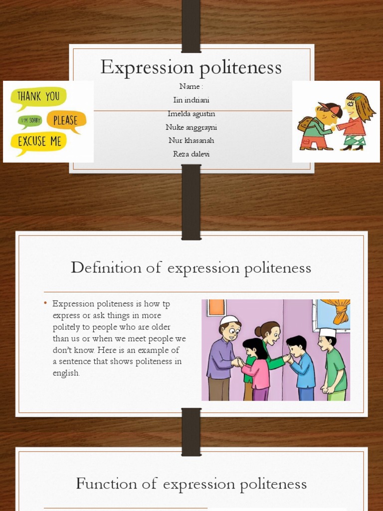 Expression Politeness | PDF