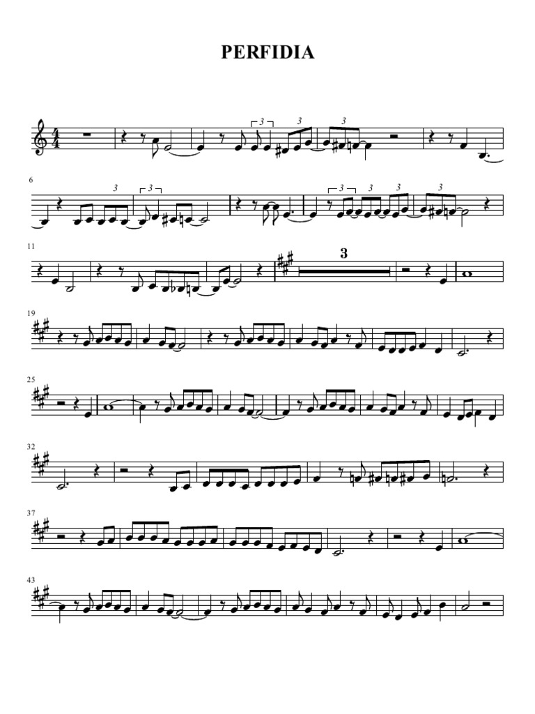 Perfidia - Linda Ronstadt | PDF