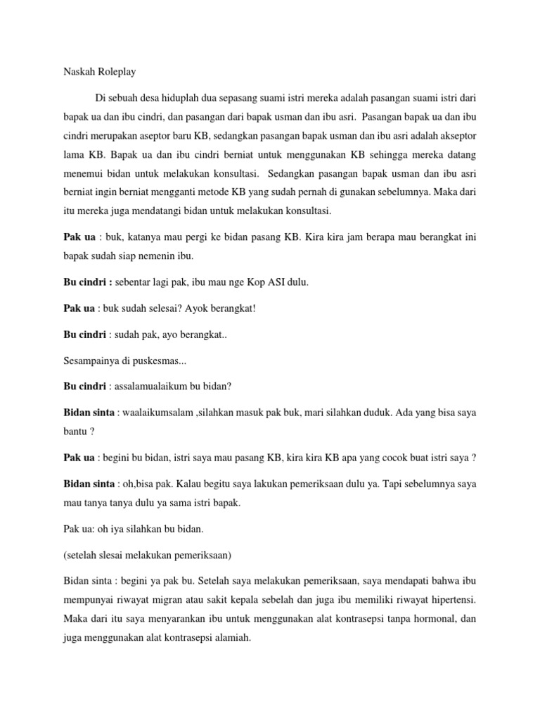 Konsultasi KB di Desa: IUD & Metode Alamiah | PDF