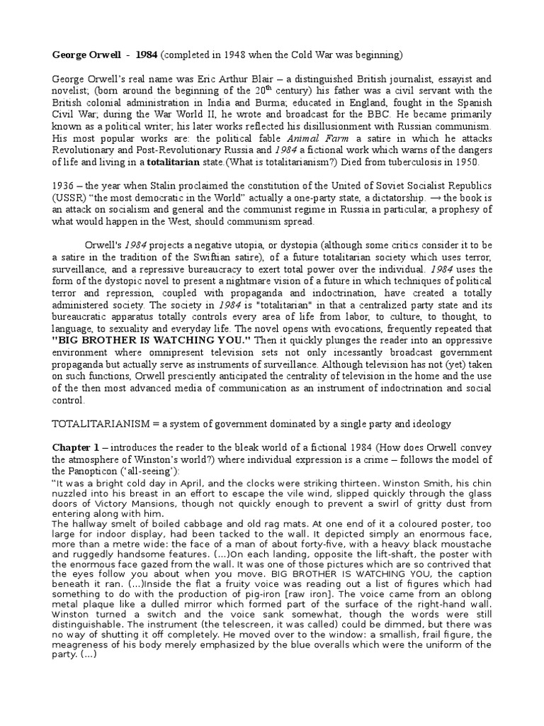 Seminar - George Orwell | PDF