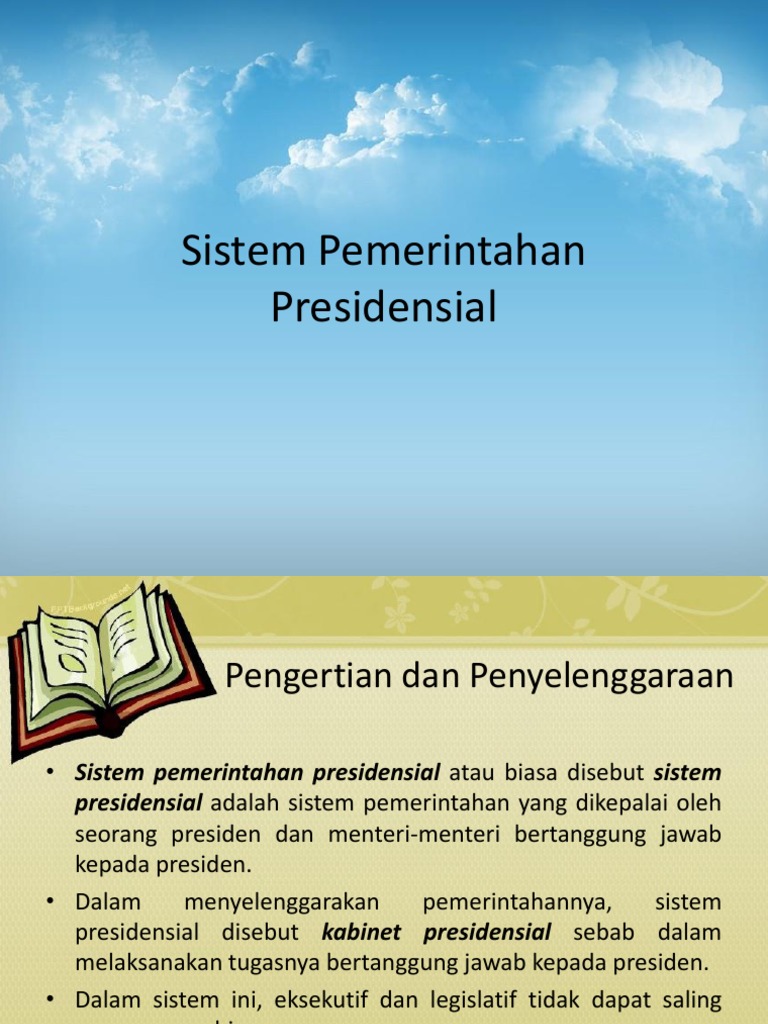 Sistem Pemerintahan Presidensial | PDF | Politik