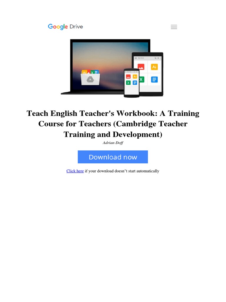 Teach English Teachers Workbook A Training Course For Teachers ...