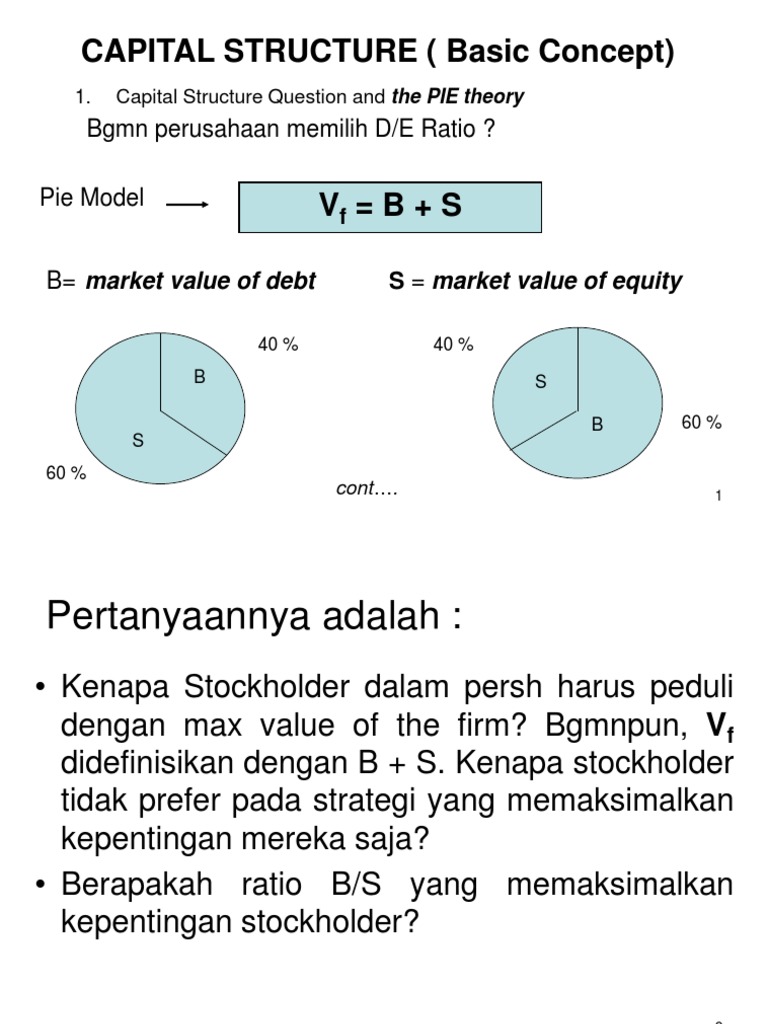 CAPITAL STRUCTURE (Basic Concept) | PDF