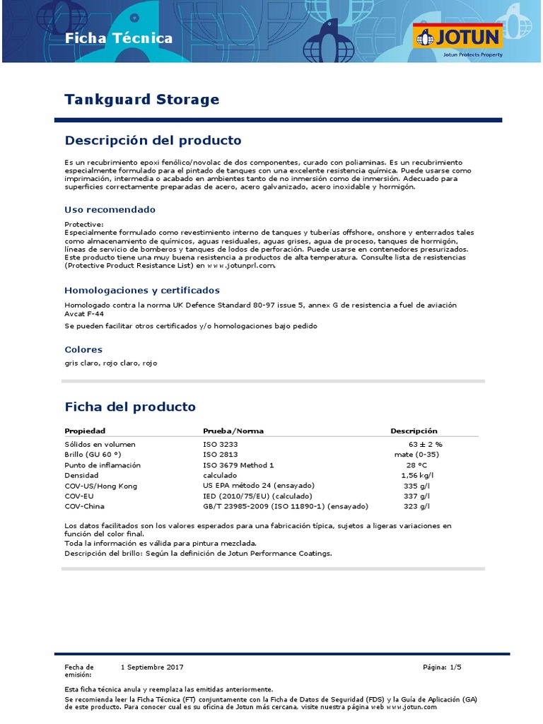 Guía de Aplicación Tankguard Storage | PDF | Pintar | Acero