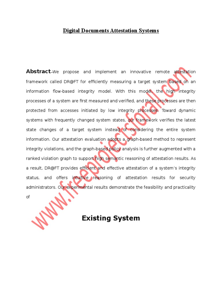 Digital Documents Attestation Systems | PDF | System | Java Server Pages