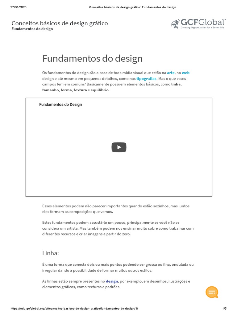 01 Conceitos Básicos de Design Gráfico - Fundamentos Do Design PDF ...