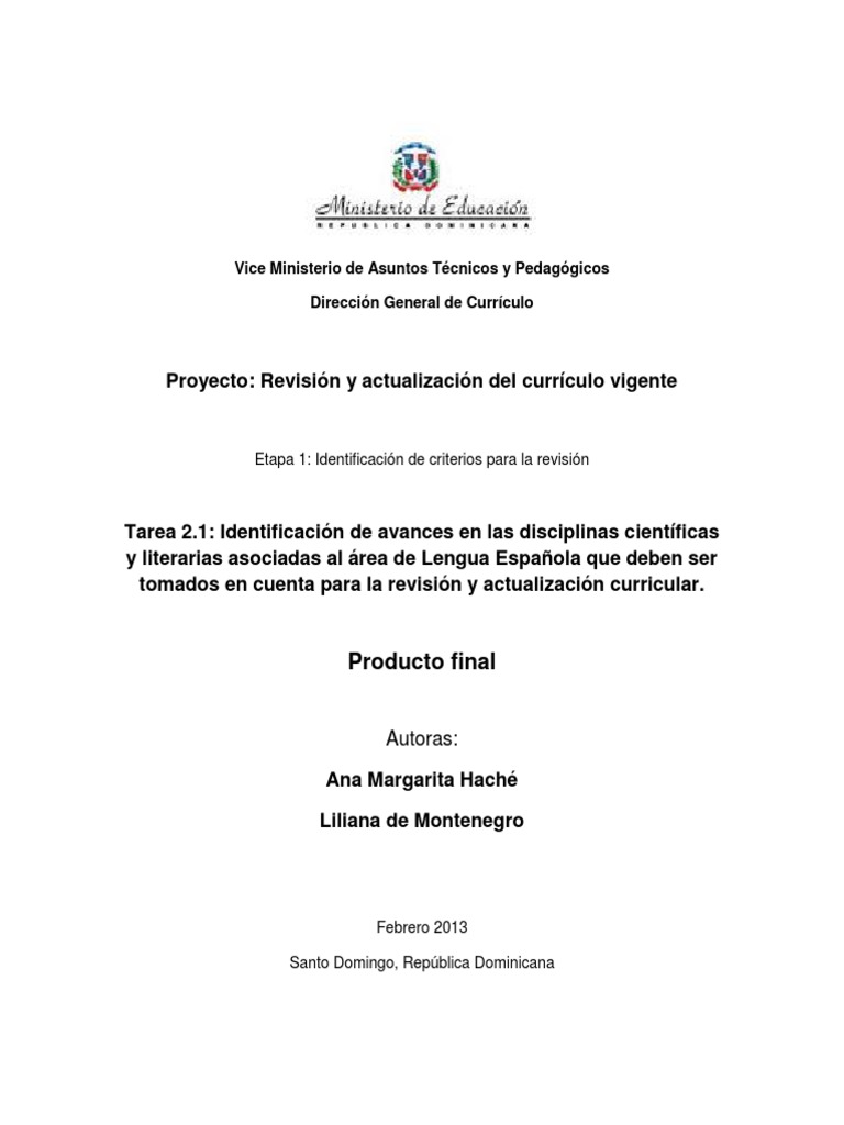 Producto Externo Ana Hache y Liliana de Montenegro | PDF | Plan de ...