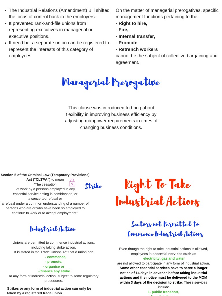 Managerial Prerogative | PDF | Trade Union | Strike Action