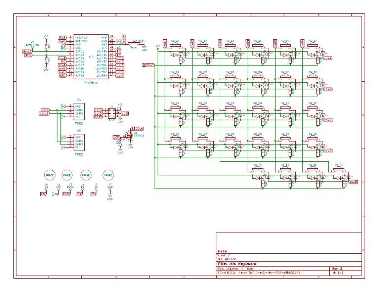 Iris Rev 2 Schematic | PDF