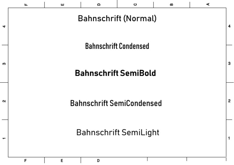 Bahnschrift Beispiel PDF | PDF