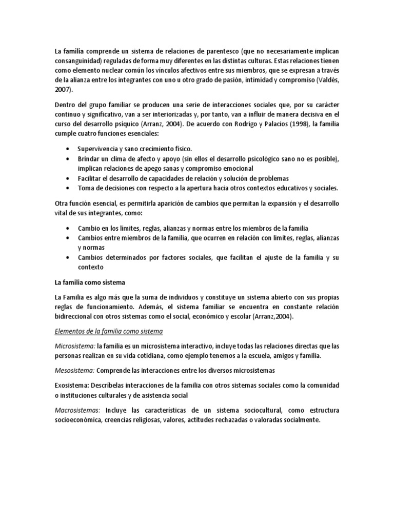 Relaciones Familiares | PDF | Familia | Comportamiento