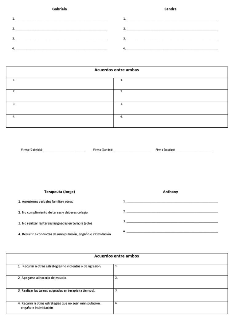 Ejemplo Contrato Conductual | PDF | Sicología | Ciencias del comportamiento