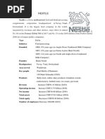 Introduction: Nestlé Was Founded in 1866 by Henri Nestlé and | PDF ...