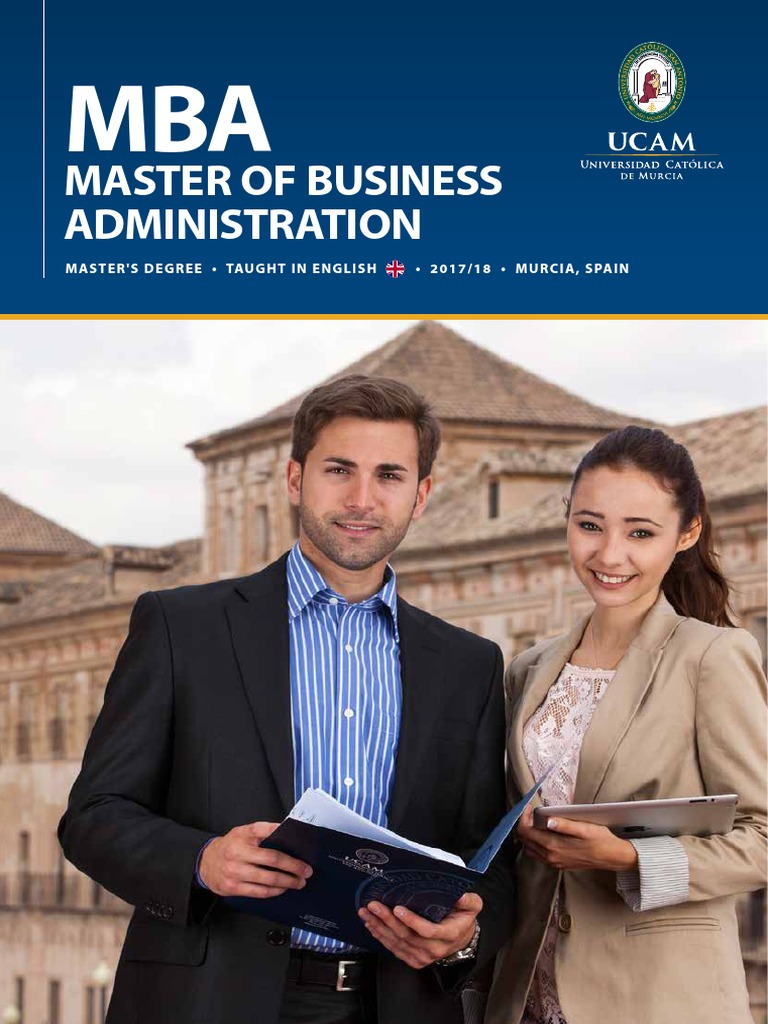 MBA Brochure A4 (21x29.7 CM) Low-Res | PDF | Master Of Business ...