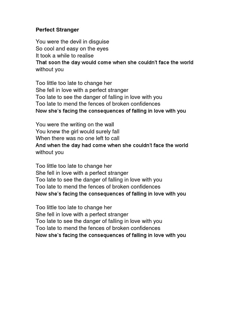 Perfect Stranger | PDF