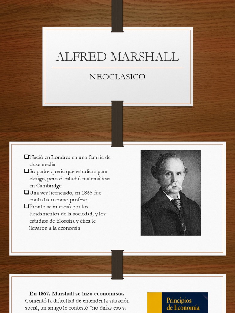 Alfred Marshall | PDF | Economía neoclásica | Ciencias económicas