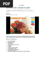 Historia Del Patache | PDF | Cocina | Cocina occidental
