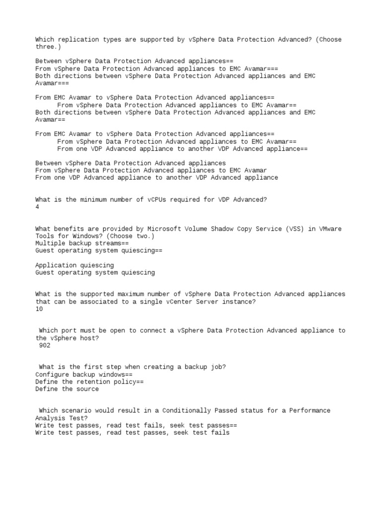 Vsphere Data Protection Advanced (V5.8) | PDF | Backup | System Software