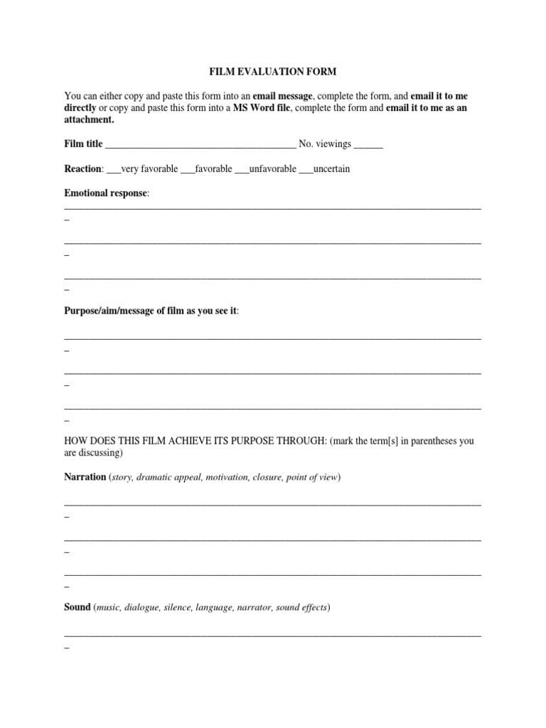 Review Film Form | PDF | Psychological Concepts | Communication