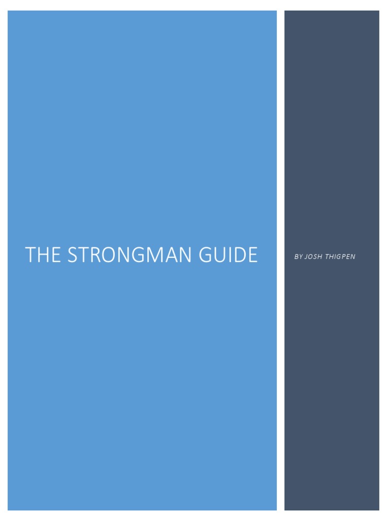 The Strongman Guide11 PDF | PDF | Weightlifting | Sports
