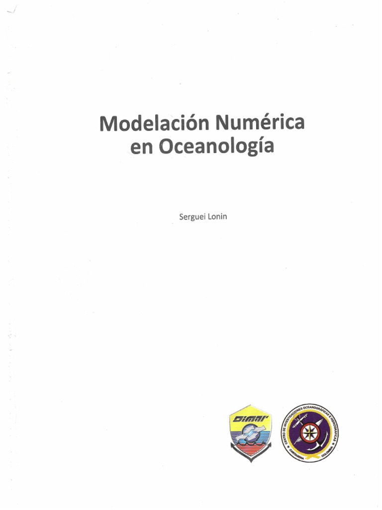 Dimarcioh 2009 978-958-99076-6-5 Modelacion Numerica Ocean | PDF