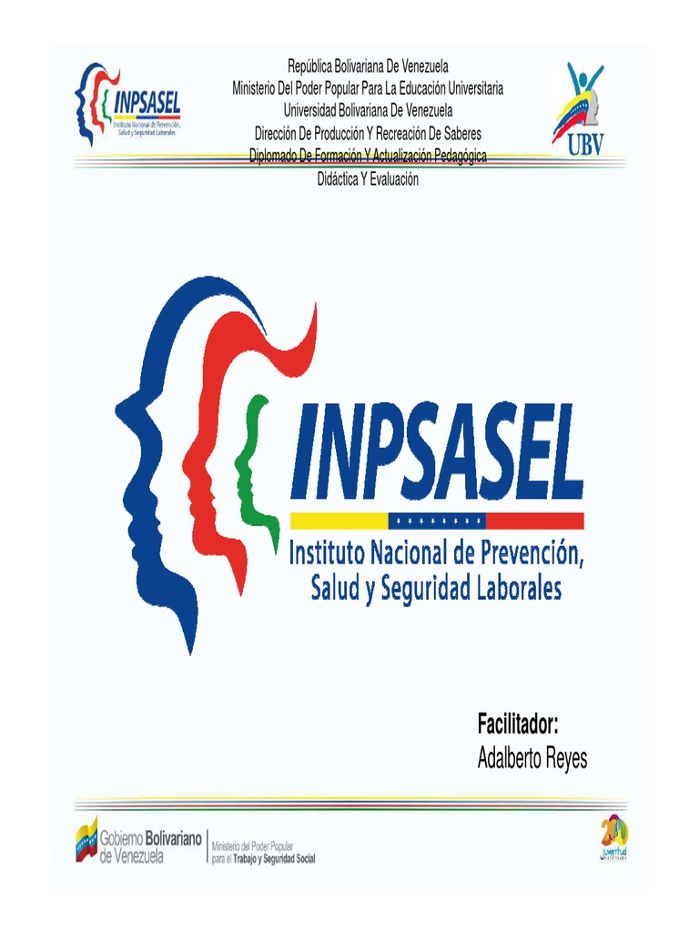 Inpsasel (Modo de Compatibilidad) PDF | PDF | Seguridad y salud ...