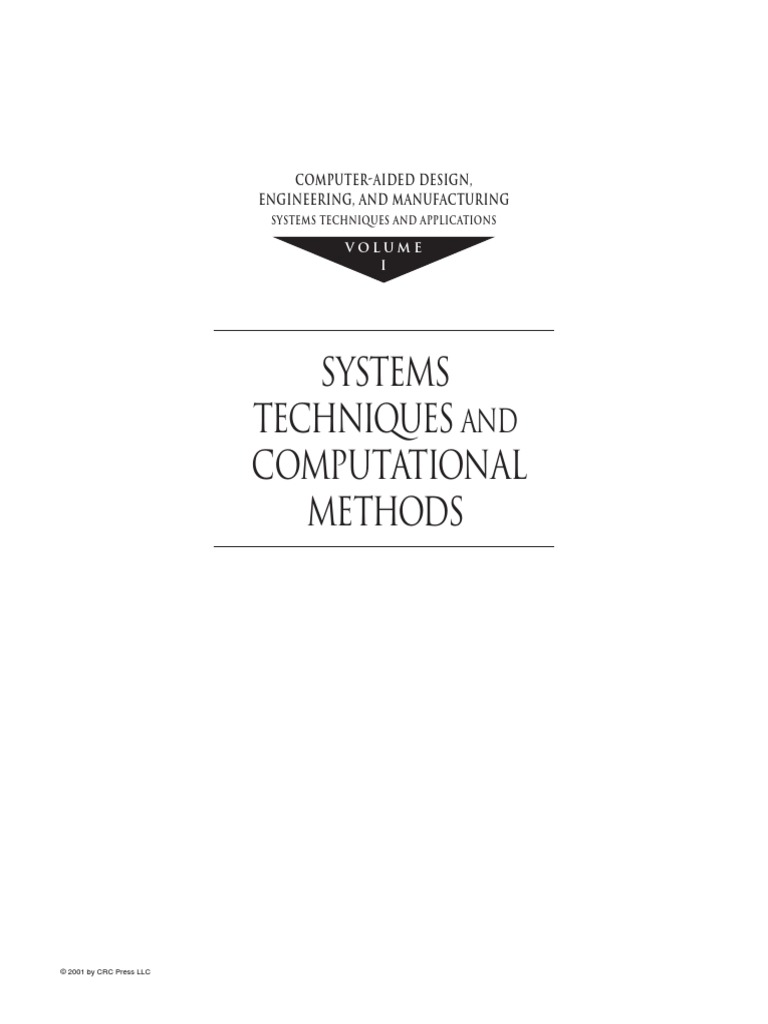 CRC Press - Computer-Aided Design Engineering and Manufacturing Vol-I ...