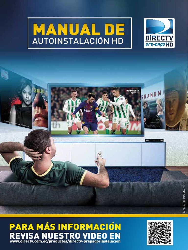 Directv Manual De Autoinstalación Hd Pdf Direc Tv Hdmi