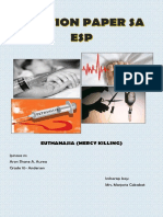 Euthanasia Tagalog | PDF