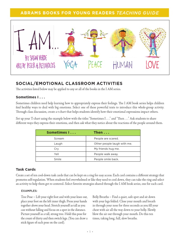 Teaching Emotions with the I AM Series | PDF | Empathy | Compassion