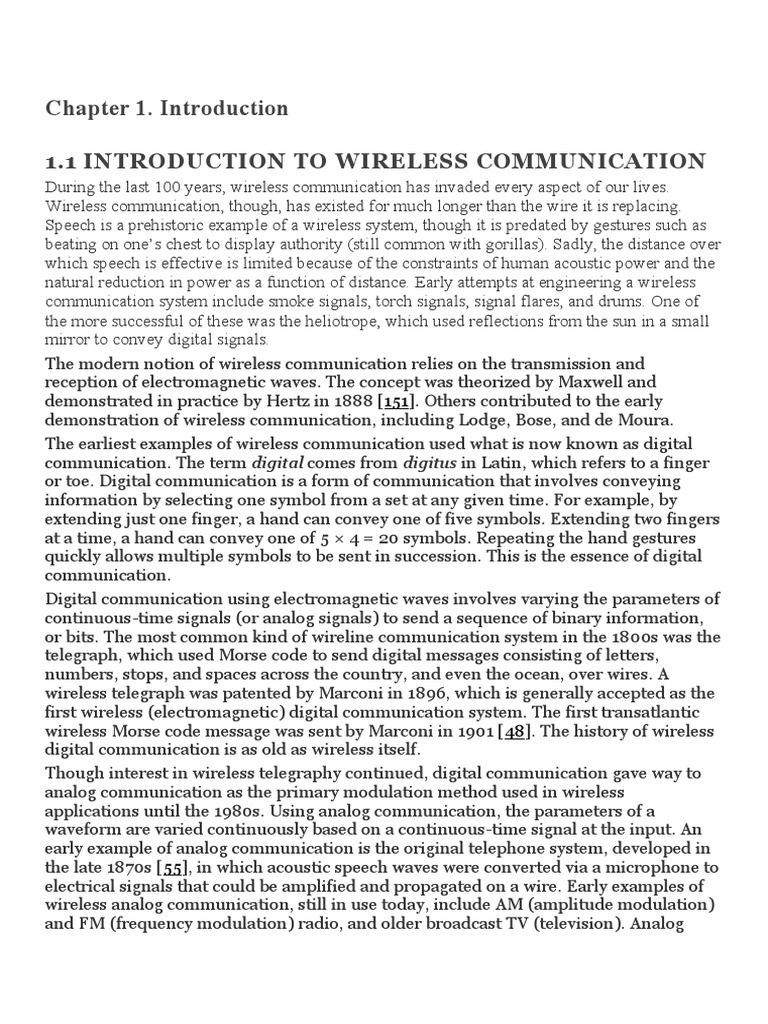 Introduction to Wireless Digital Communication | PDF | Ieee 802.11 ...
