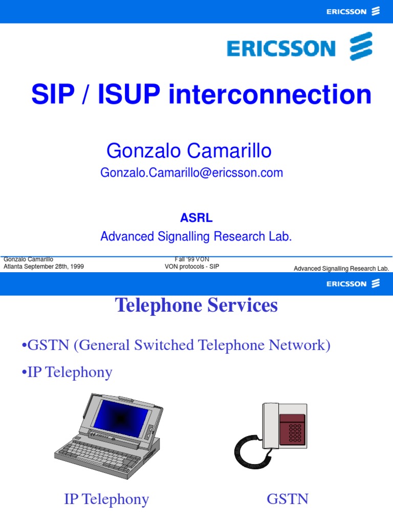 SIP To IP Architecture - Von9909 - Ericsson | PDF | Session Initiation ...