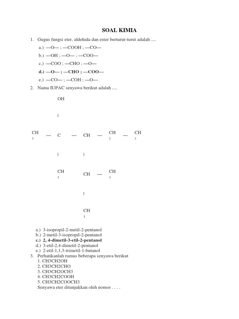 Nama dan Rumus Senyawa Kimia | PDF | Sains & Matematika | Teknologi ...
