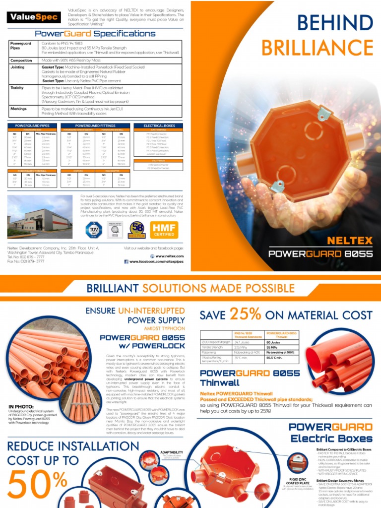 Neltex Powerguard 8055 Product Brochure 2015 PDF | PDF