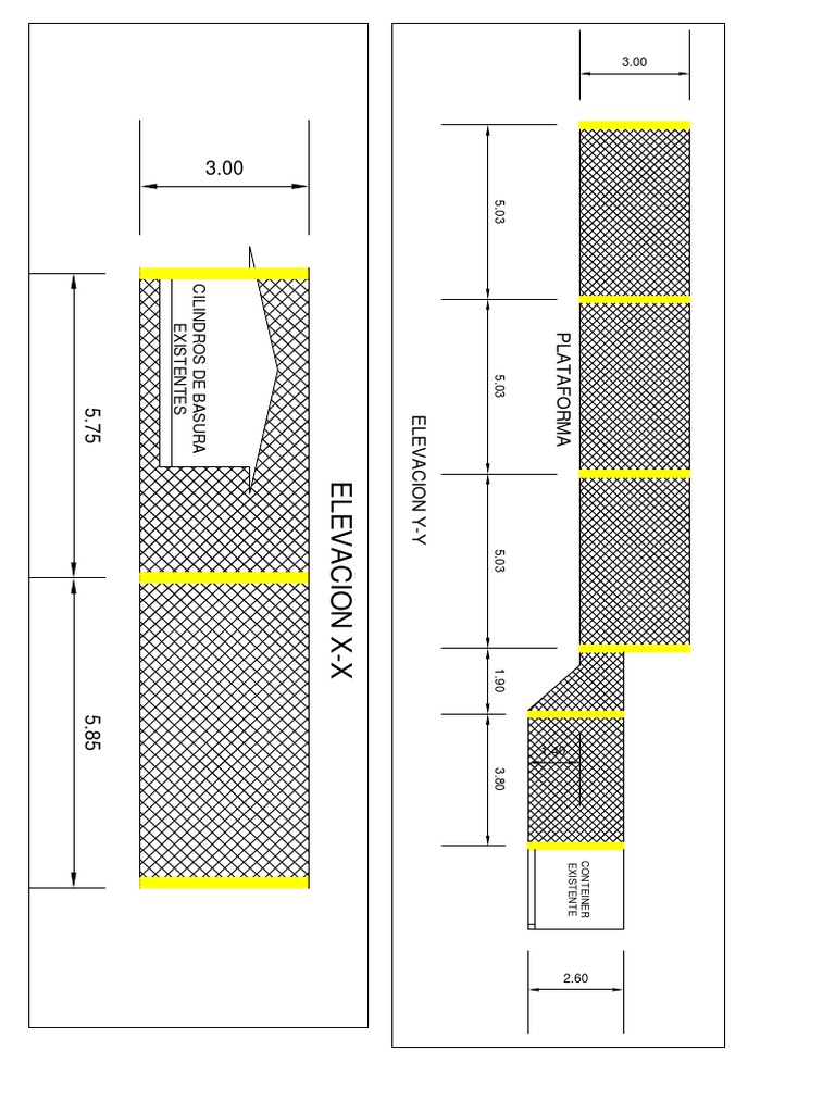 Elevacion Malla Rashell-Calcesur PDF | PDF