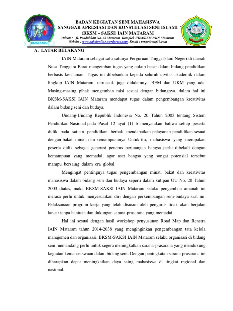 Project Proposal Pengadaan Barang | PDF