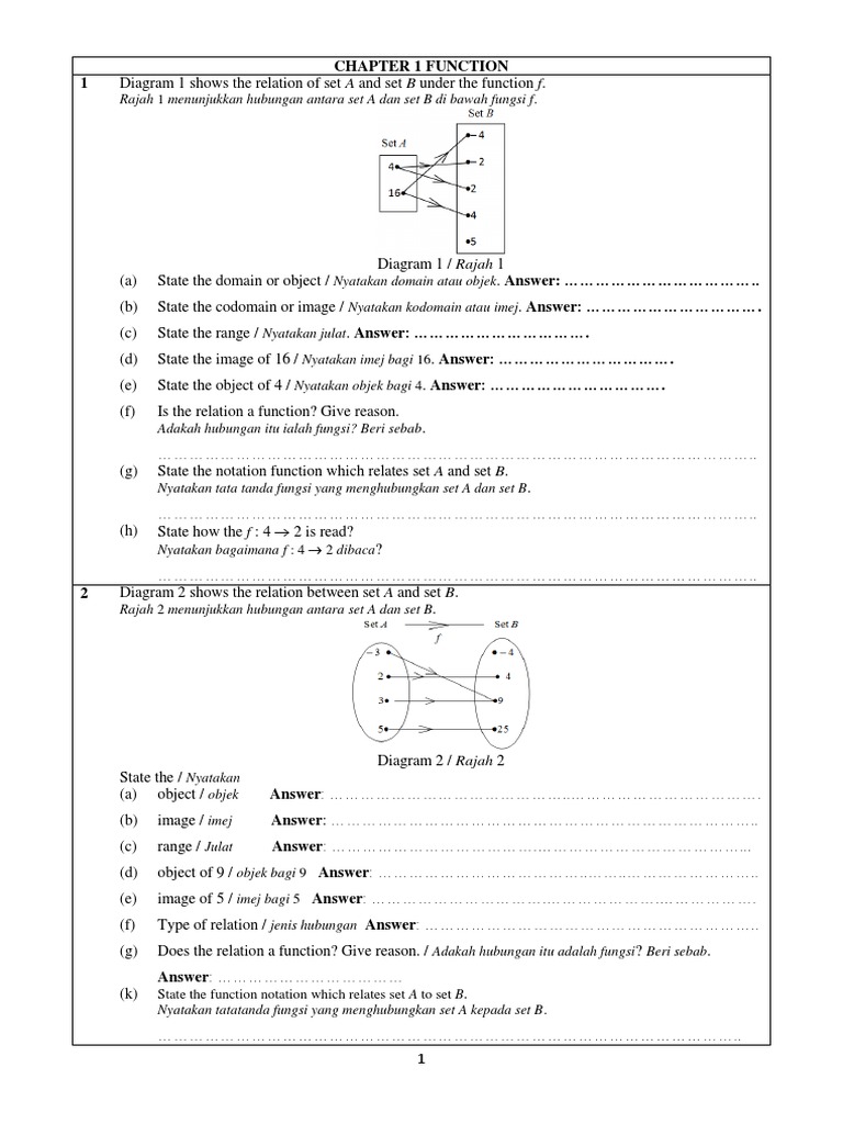 Chapter 1 Function (Performance Evaluation) | PDF