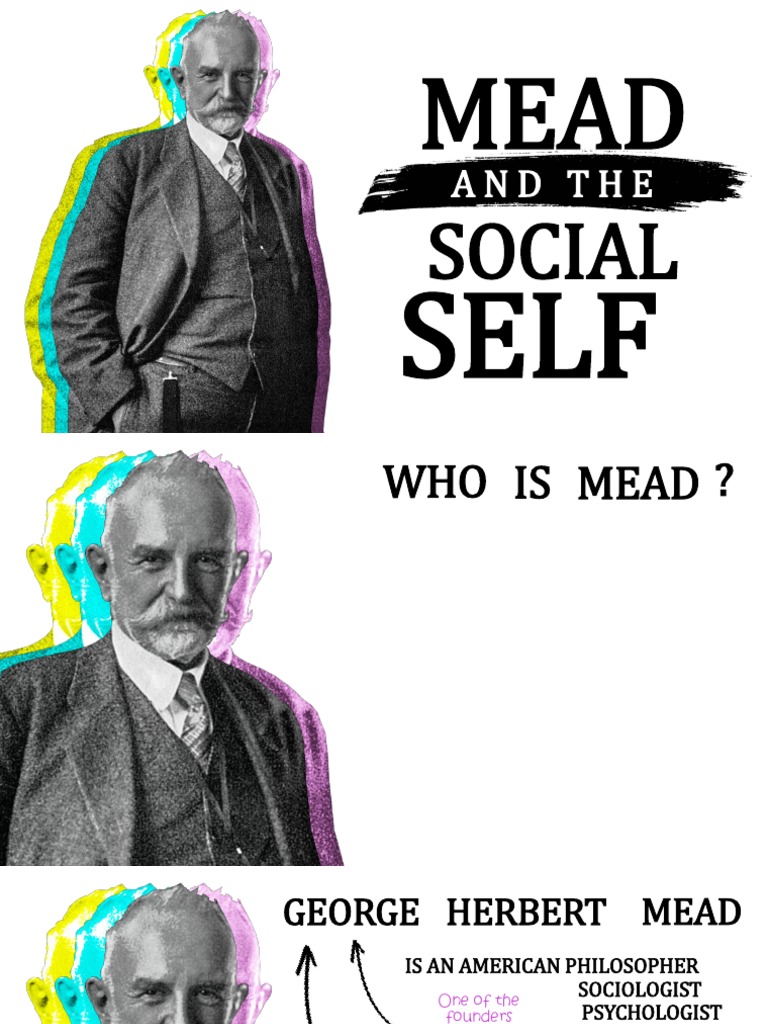 Mead and The Social Self No Animation | PDF | Socialization | Pragmatism