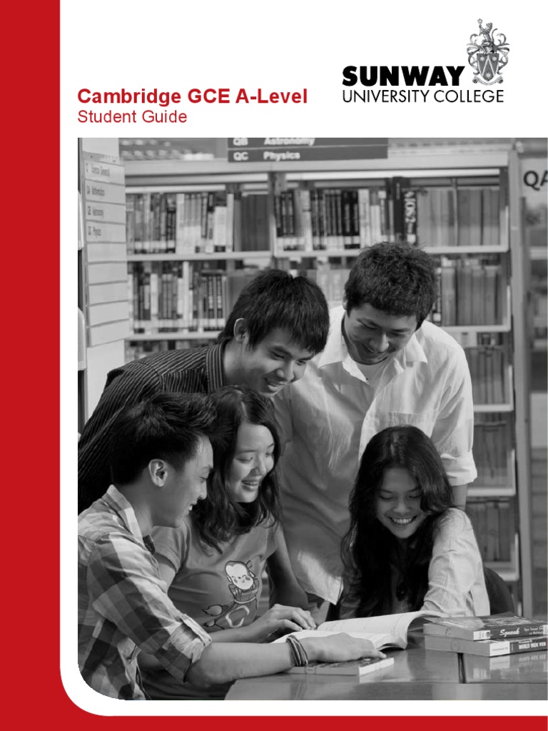 Cambridge GCE A-Level Student Guide | PDF | Gce Advanced Level (United ...
