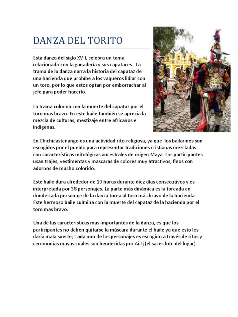 Danza Del Torito | PDF