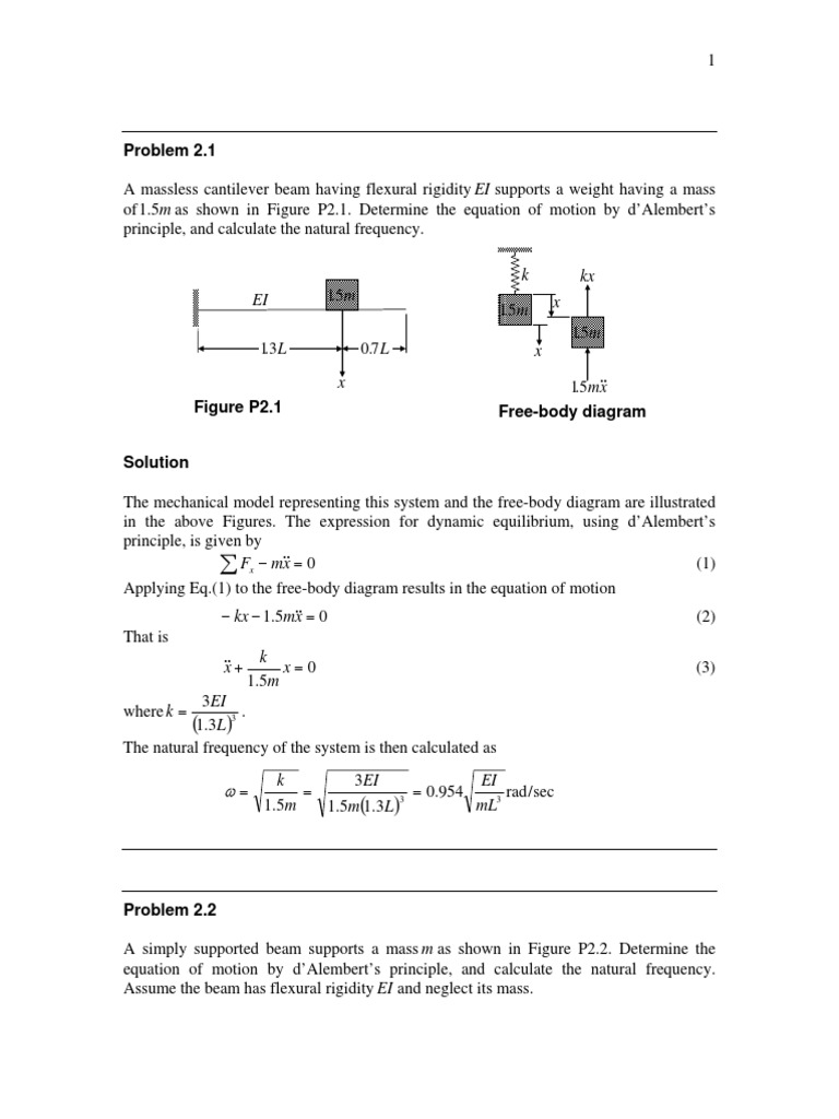 Dynamics | PDF | Equations Of Motion | Pendulum