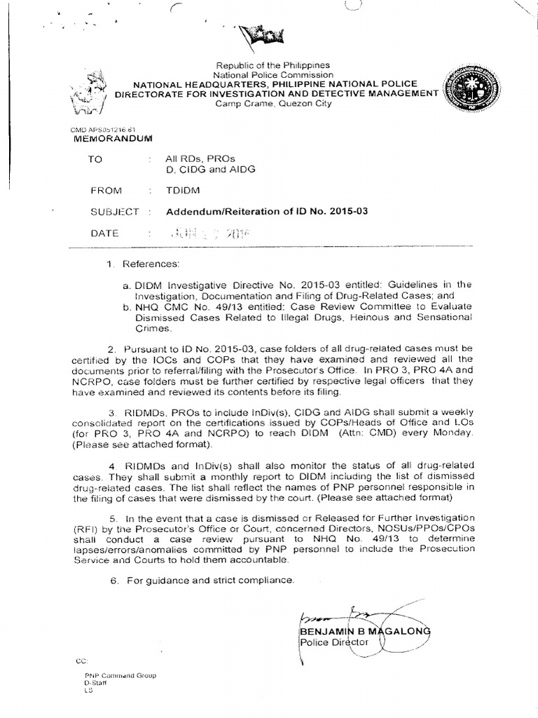 2015-03 Guidelines in The Investigation Documentation and Filing of ...