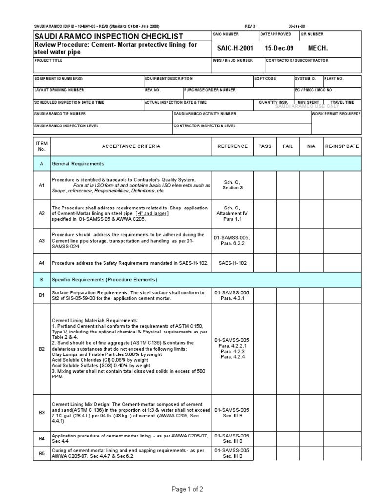 SAIC-H-2001 New | PDF