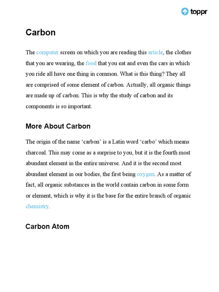 Class 10 Science Chapter 4 Carbon and Its Compounds Revision Notes ...
